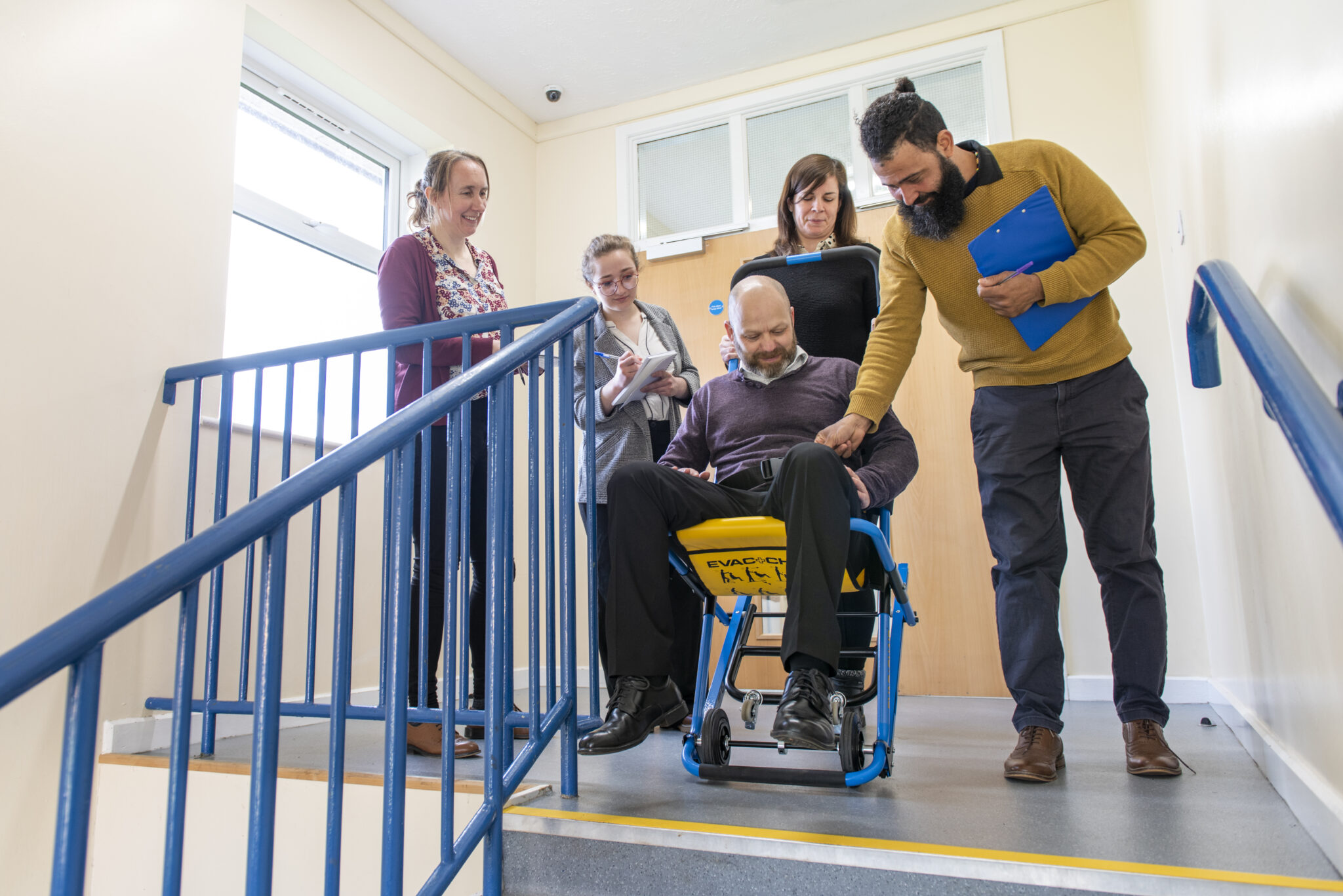 Vertical Evacuation Equipment for People with Higher Dependencies