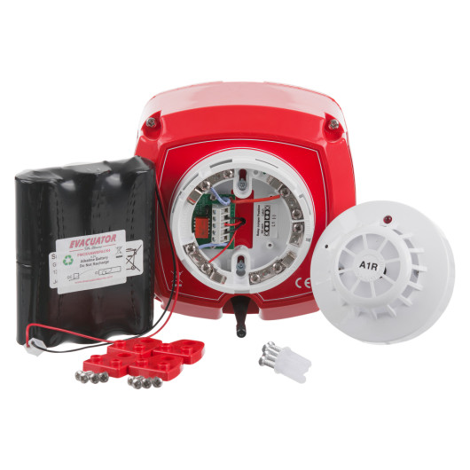 Evacuator Synergy+ Wireless Site Alarm Automatic Smoke & Heat Detectors