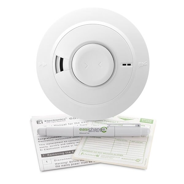 Mains Powered Heat Alarm with Self-Charging 10 Year Back-up Battery - Aico Ei164e - £50.15 inc VAT