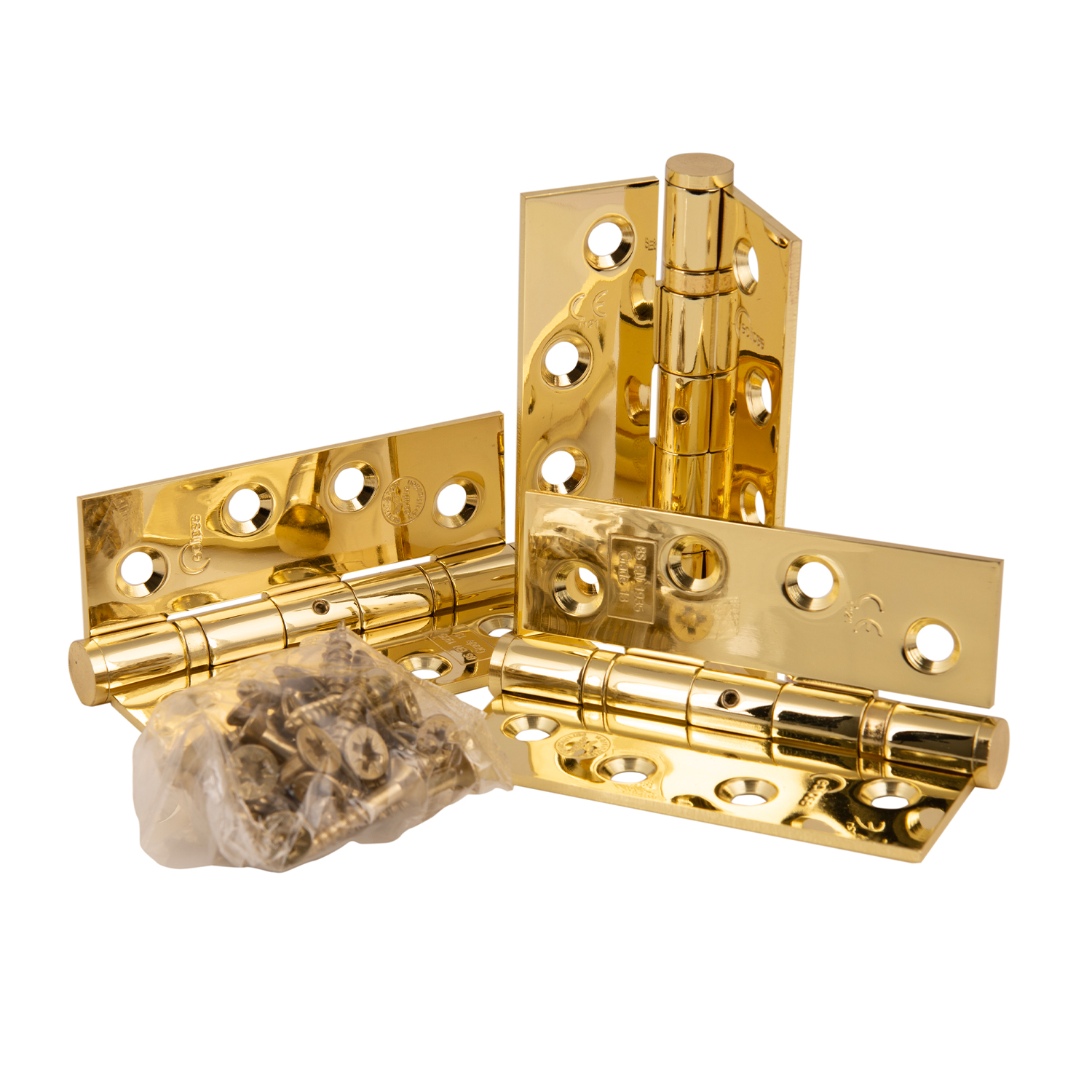 Heavy Duty Fire Door Hinges - Set of 3