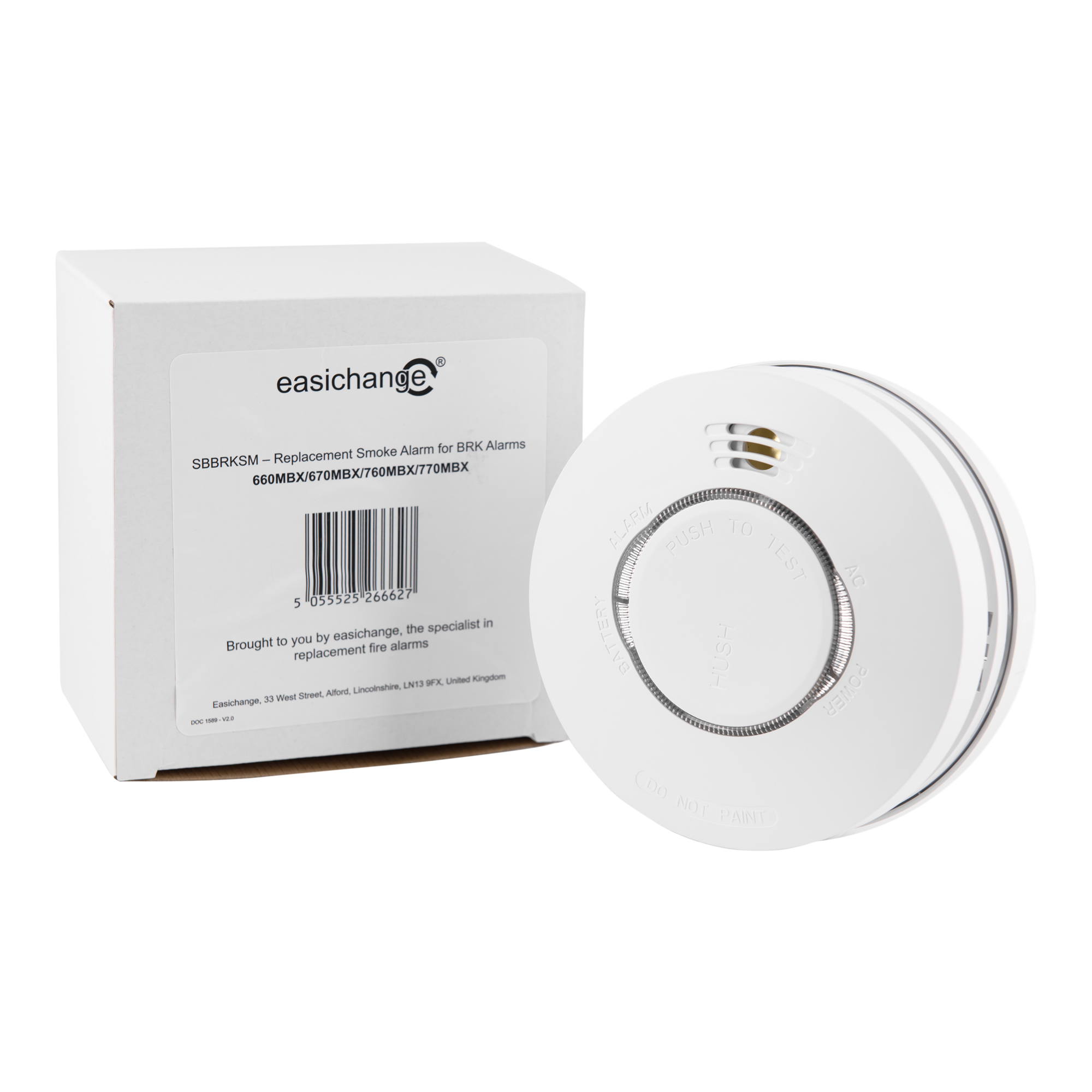 Easichange Replacement for DETA 1111 & 1113 Mains Powered Smoke Alarms ...