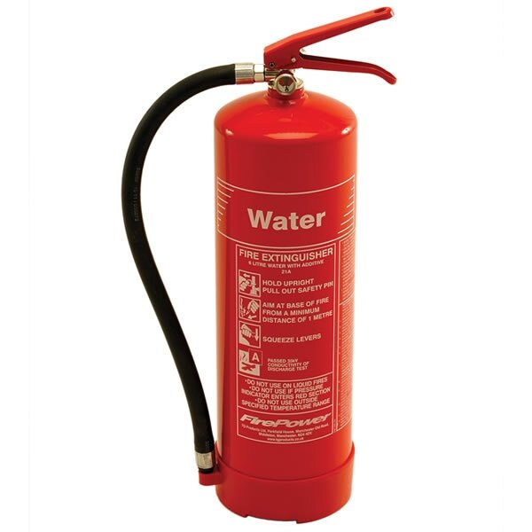 6ltr Water Fire Extinguisher with Additive - Thomas Glover FirePower ...