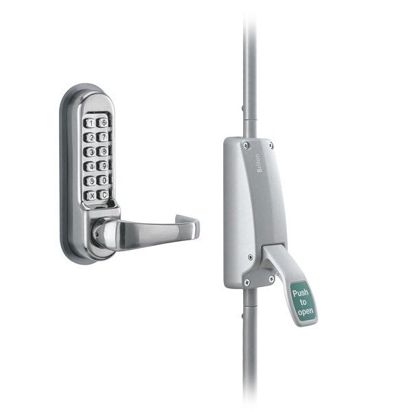 Briton 372 Single Door Emergency Pad with Bolt
