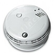 230V Mains Optical Smoke Alarm with 10 year Rechargeable Lithium Cells ...