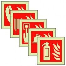 Fire Fighting Equipment Identification and Location Signs - £2.15 inc VAT