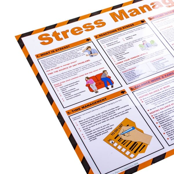 Stress Management Poster - £17.99 inc VAT