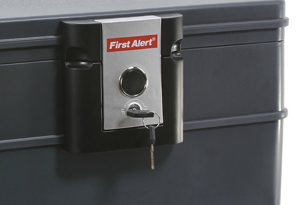 Fireproof & Waterproof Box for A4 Paper & Digital Media | First Alert 2037